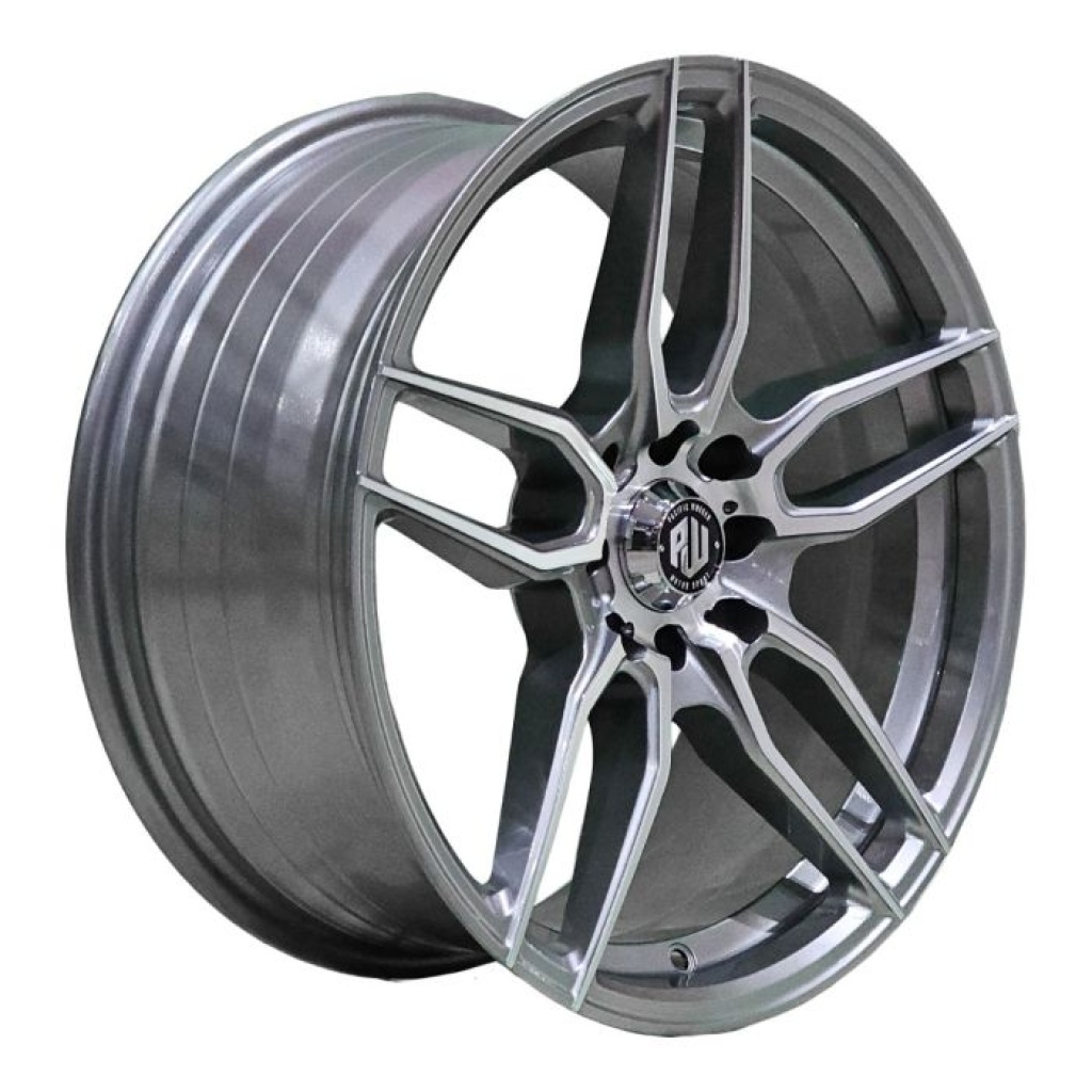 LLANTAS ARO 17X7.5 4X100 PACIFIC WHEELS PORTOFINO GUNMETAL MACHINE ...